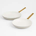 GreenPan Reserve Taupe 2-Piece 10" and 12" Non-Stick Ceramic Fry Pan ...