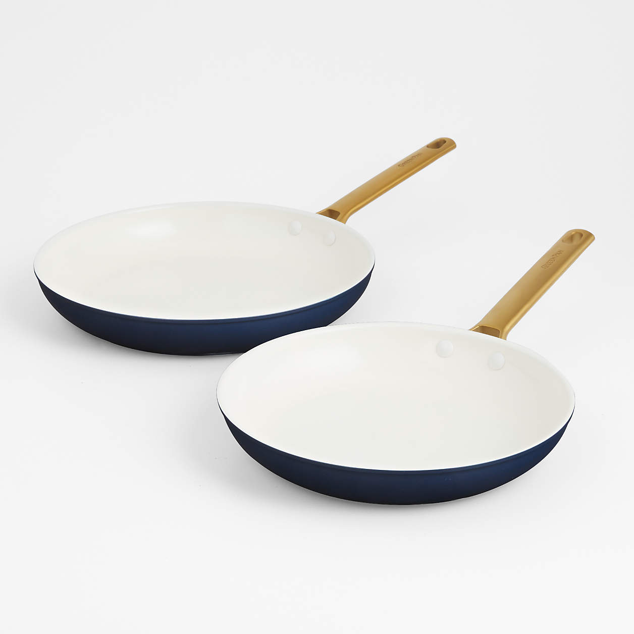 GreenPan Reserve Twilight Blue 2-Piece 10" and 12" Non-Stick Ceramic ...