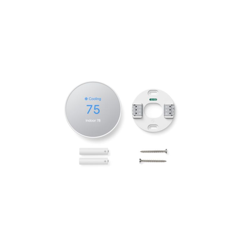 White Google Nest Thermostat + Reviews | Crate & Barrel