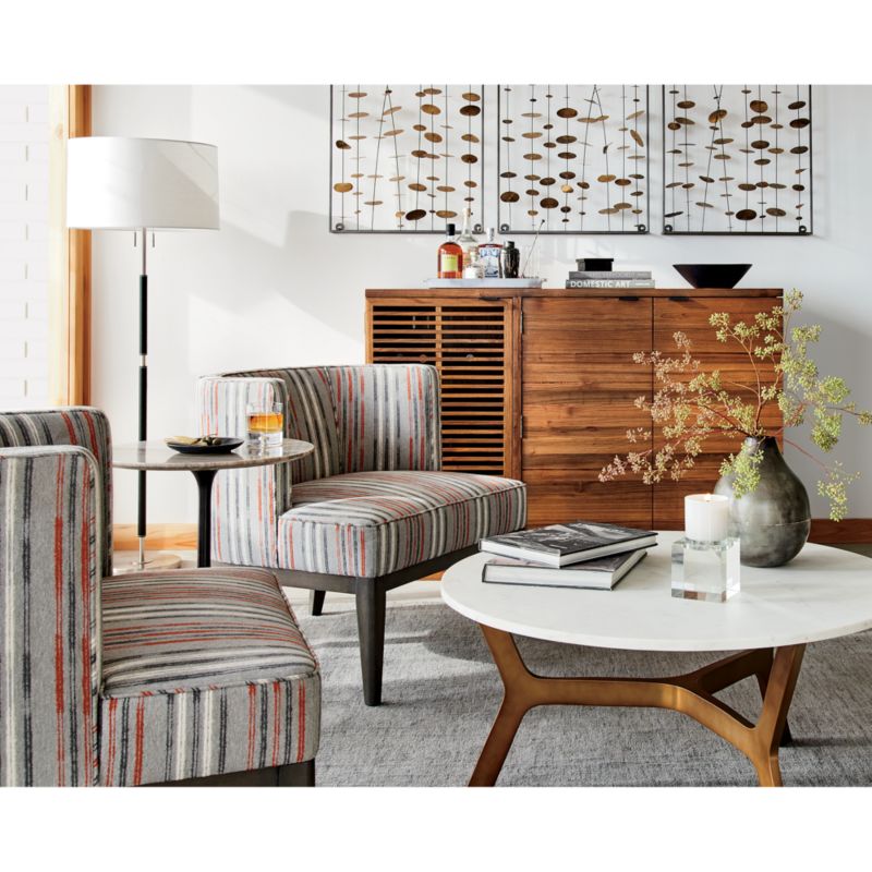 Baxter Grey Wool Area Rug 9'x12' | Crate & Barrel