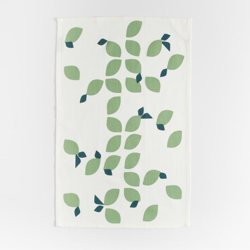 Green Lime Dish Towel + Reviews | Crate & Barrel