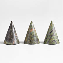 Marble Decorative Cone Sculpture + Reviews | Crate & Barrel