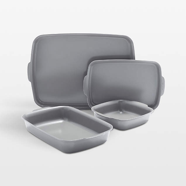 GreenPan Elite Ovenware Dark Grey 8" Square Baker Pan + Reviews | Crate ...