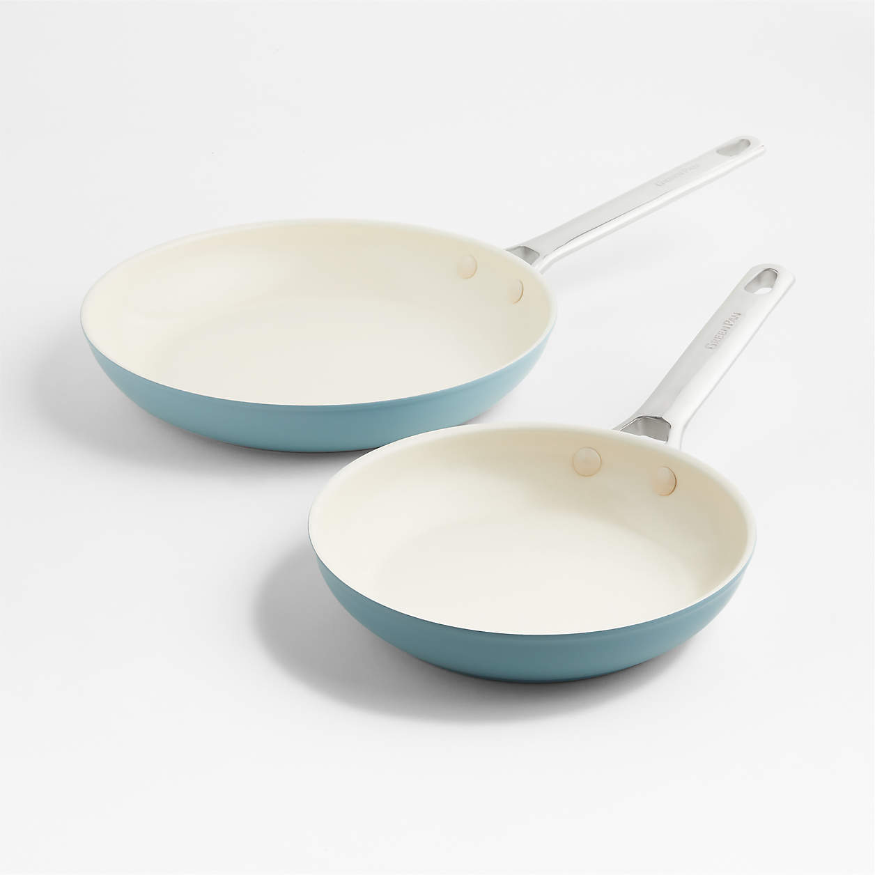 Greenpan Padova Pro Blue Haze Non-Stick Ceramic Fry Pans, Set of 2 ...