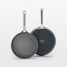 Greenpan GP5 Slate Grey Hard-Anodized Ceramic Non-Stick 9.5" and 11 ...