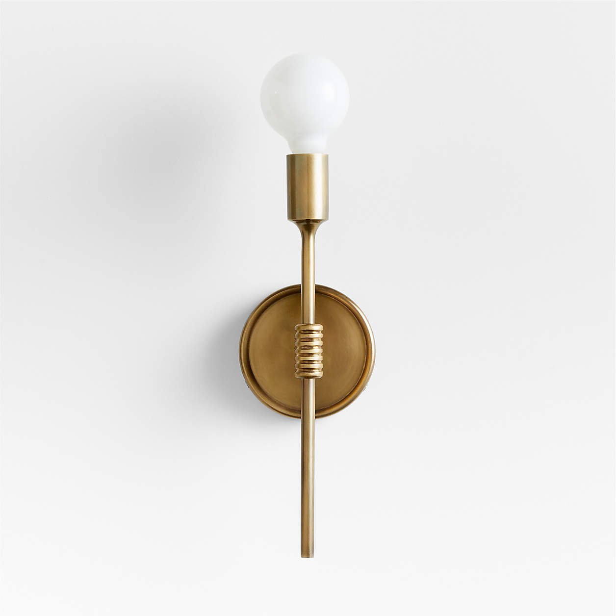 Griffin Burnished Brass Wall Sconce Bathroom Vanity Light + Reviews ...