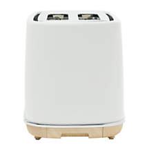 Haden Dorchester Matte White 2-Slice Toaster + Reviews | Crate & Barrel