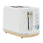 Haden Dorchester Matte White 2-Slice Toaster + Reviews | Crate & Barrel