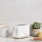 Haden Dorchester Matte White 2-Slice Toaster + Reviews | Crate & Barrel