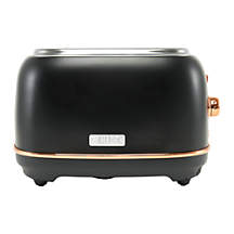 HADEN Heritage Black and Copper 2-Slice Toaster + Reviews | Crate & Barrel