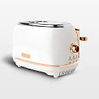 HADEN Heritage Ivory and Copper 2-Slice Toaster + Reviews | Crate & Barrel