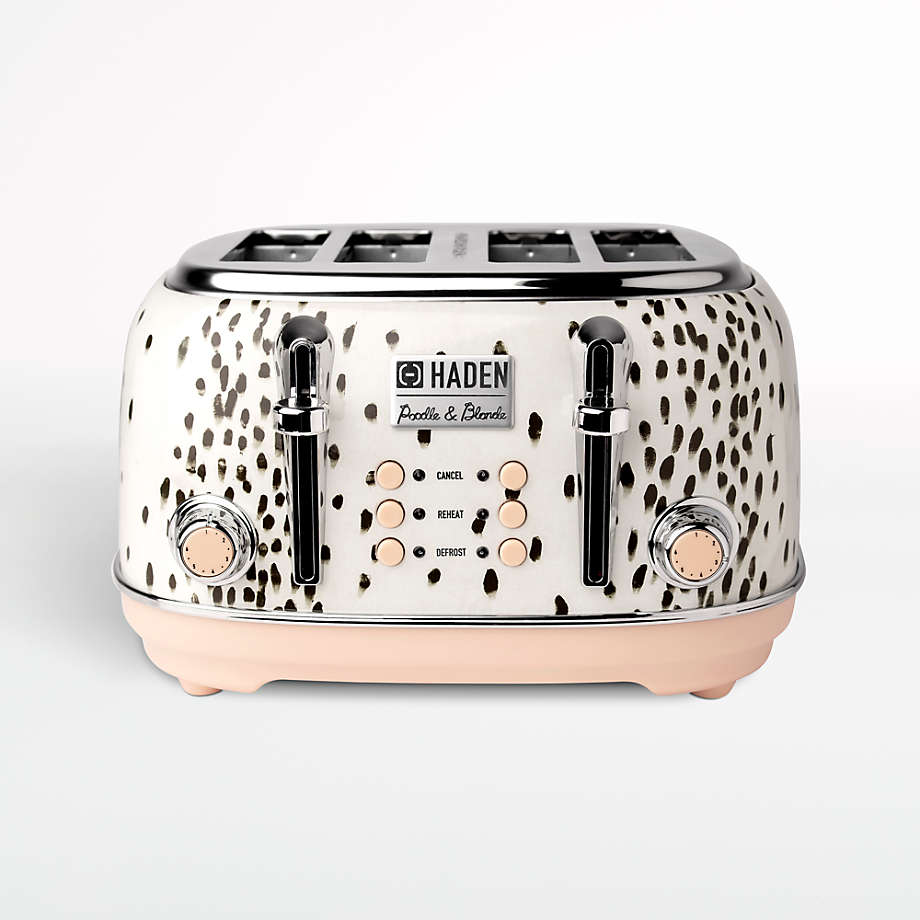 HADEN Poodle & Blonde 4-Slice Toaster + Reviews | Crate & Barrel