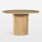 Hale 48" Round Wood Dining Table | Crate & Barrel