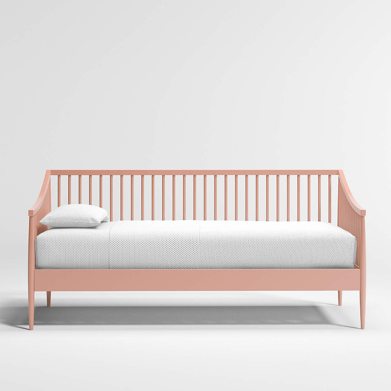 Hampshire Blush Spindle Wood Kids Daybed Frame + Reviews | Crate & Kids ...