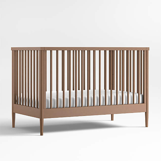 Bodie Flax Brown Wood Changing Table Topper | Crate & Kids Canada