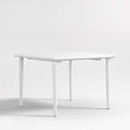 Hampshire White Wood Square Kids Play Table + Reviews | Crate & Kids