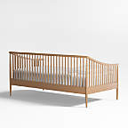 Hampshire Natural Brown Wood Spindle Kids Daybed + Reviews | Crate & Kids