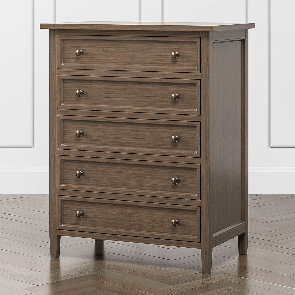 Harbor Pinot Lancaster 5-Drawer Chest | Crate & Barrel