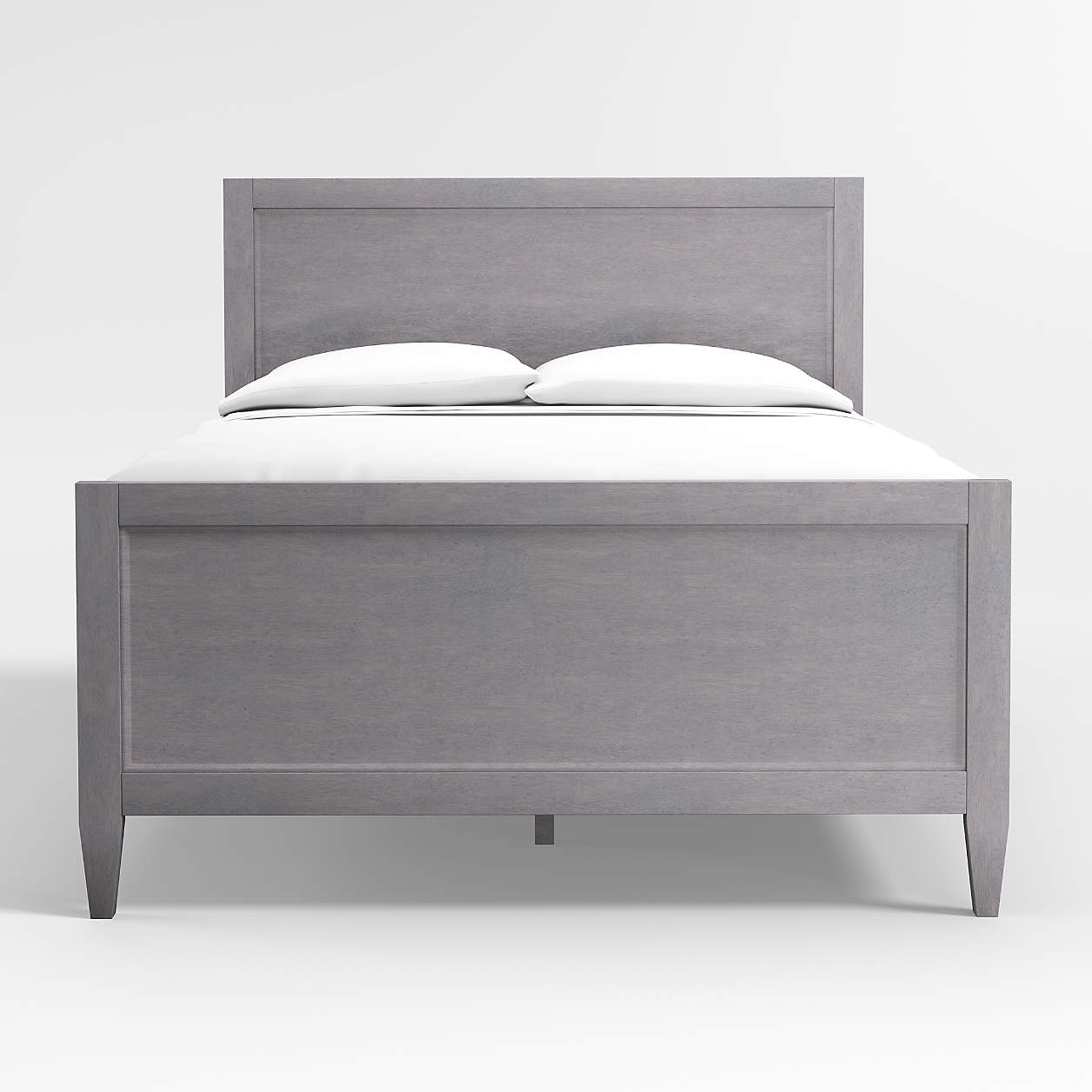 Harbor Dove Grey Queen Bed | Crate & Barrel