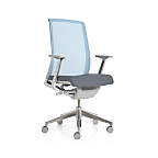 Haworth Very Mesh Storm Desk Chair | Crate & Barrel