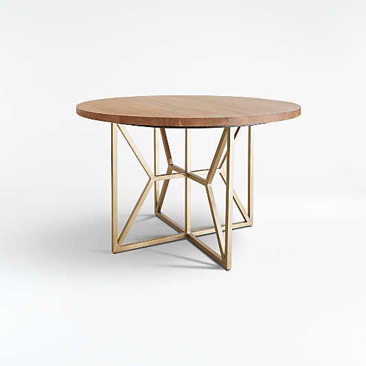 Round Dining Room Tables & Circular Kitchen Tables | Crate & Barrel