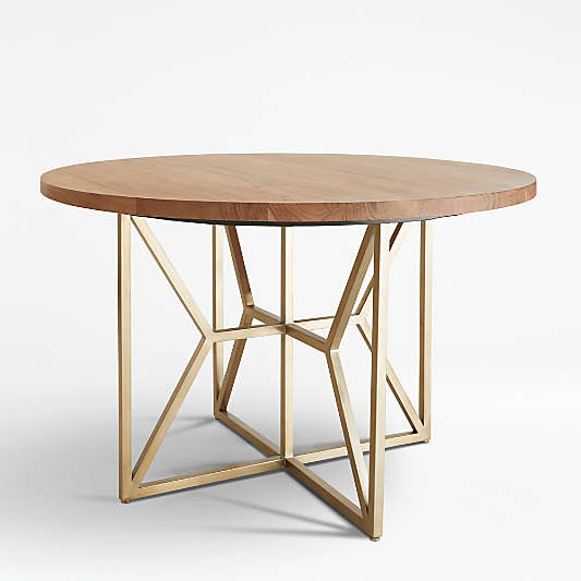 Round Wood Tables | Crate & Barrel