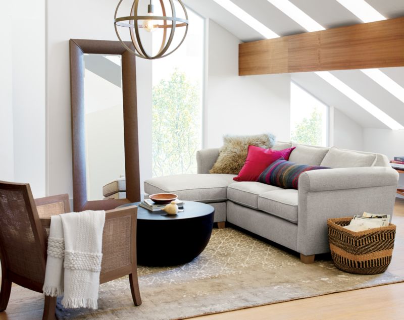 Fernando Metal Drum 32.5" Round Coffee Table + Reviews | Crate & Barrel