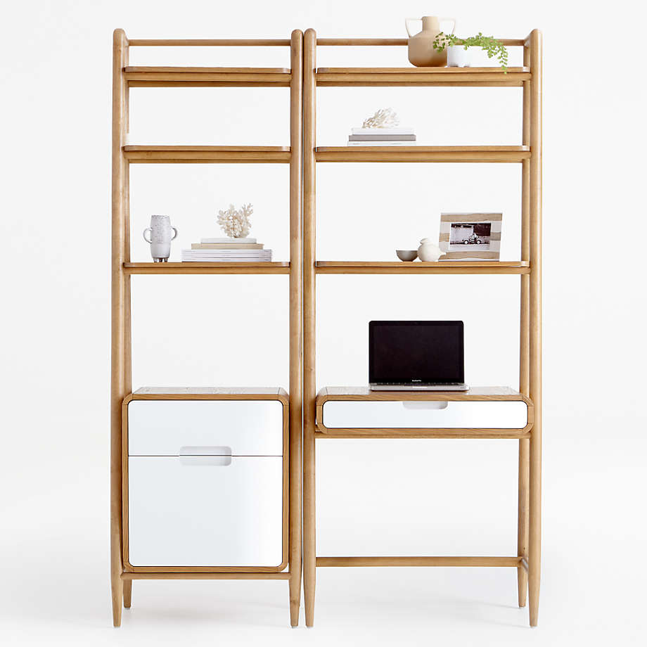 Helsing Bookcase And Desk Set + Reviews | Crate & Barrel