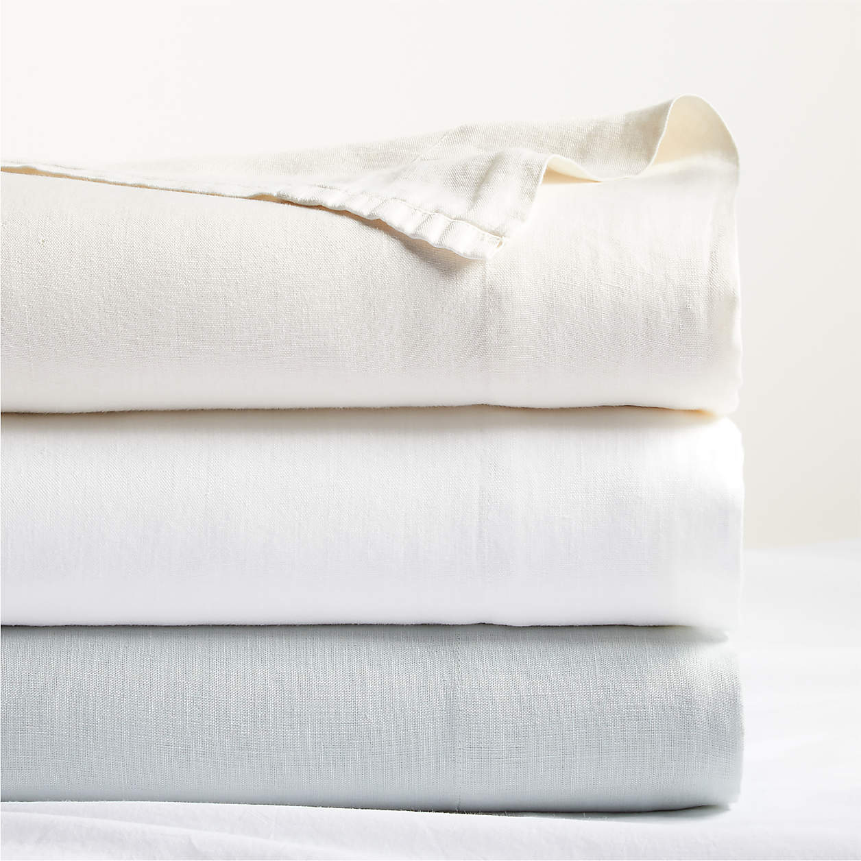 New Natural Hemp Bed Pillow Shams | Crate & Barrel
