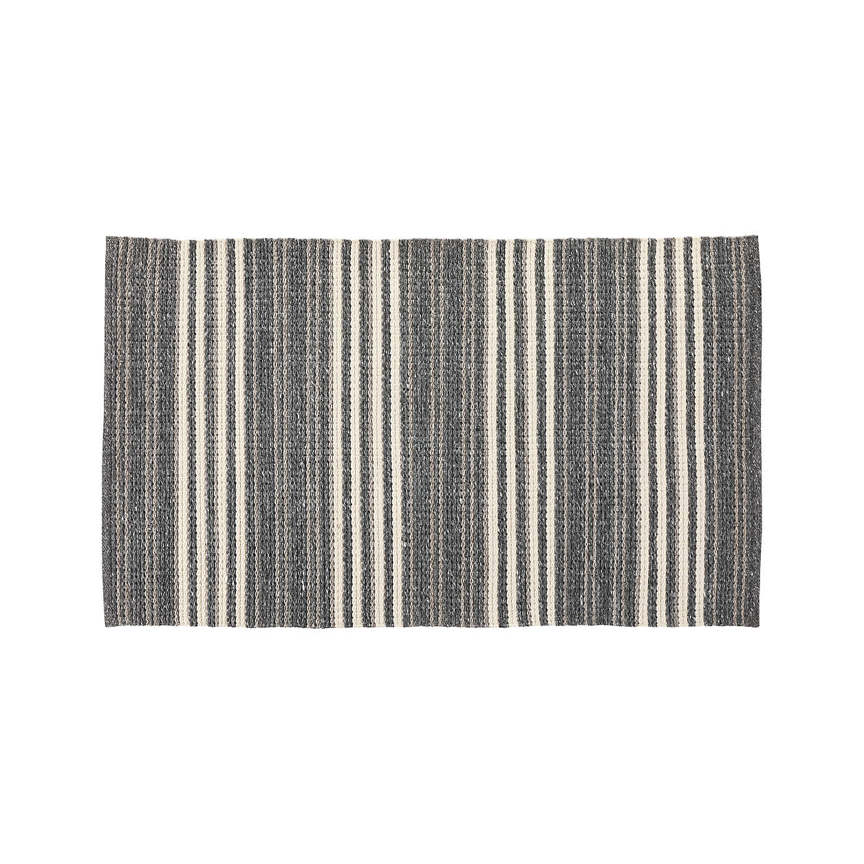 Hesper Striped Indoor/Outdoor Rug 3'x5' + Reviews | Crate & Barrel