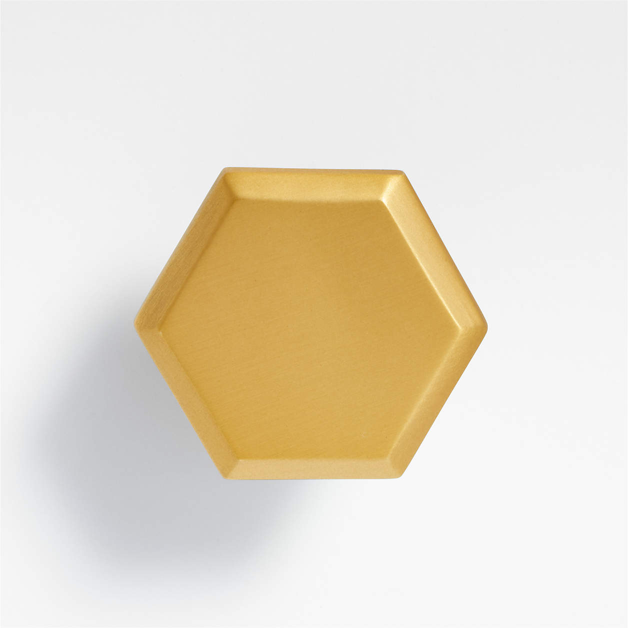 Hex Brass Knob + Reviews | Crate & Barrel Canada