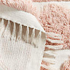 Hi/Low Scallop Elegant Pink Flatweave Kids Performance Area Rug 8x10 ...