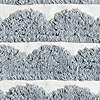Hi/Low Scallop Mist Blue Flatweave Kids Performance Area Rug 5'x8 ...