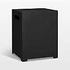 Highlands Black Metal Outdoor Natural Gas and Propane Tank Cover ...