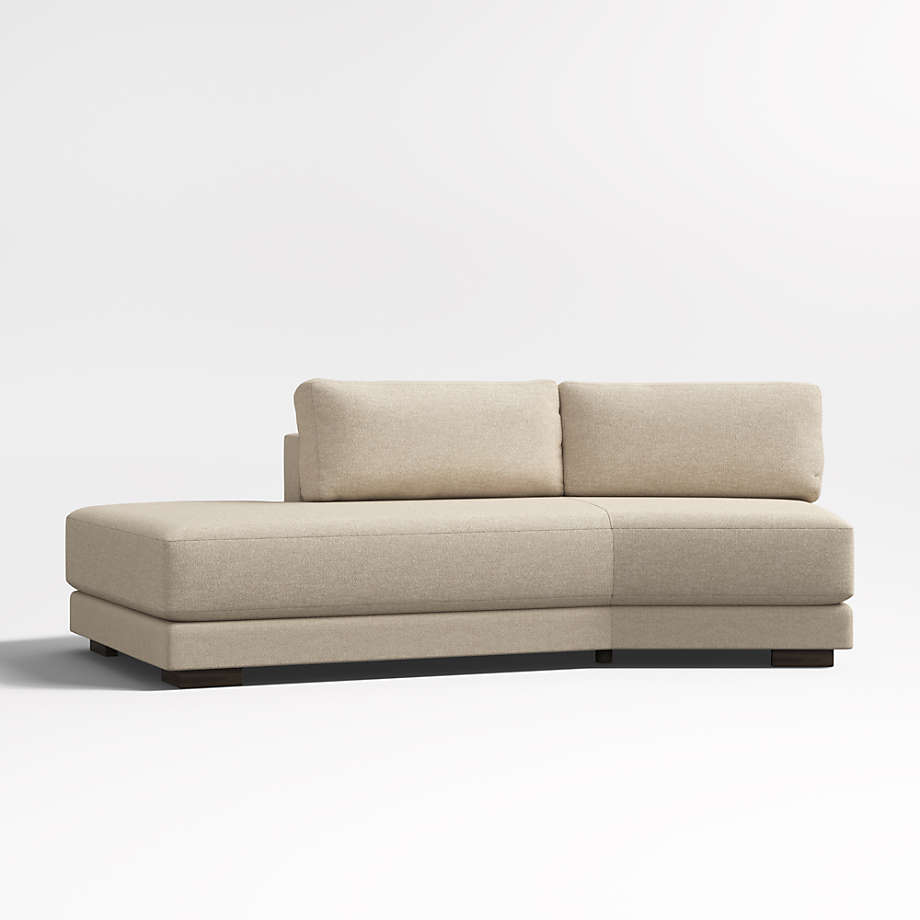 Horizon Left-Arm Angled Chaise | Crate & Barrel