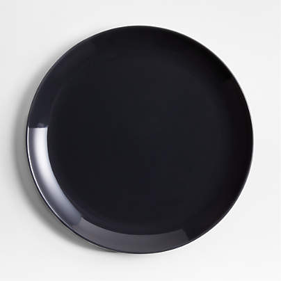 Hudson Charcoal Stoneware Platter + Reviews | Crate & Barrel