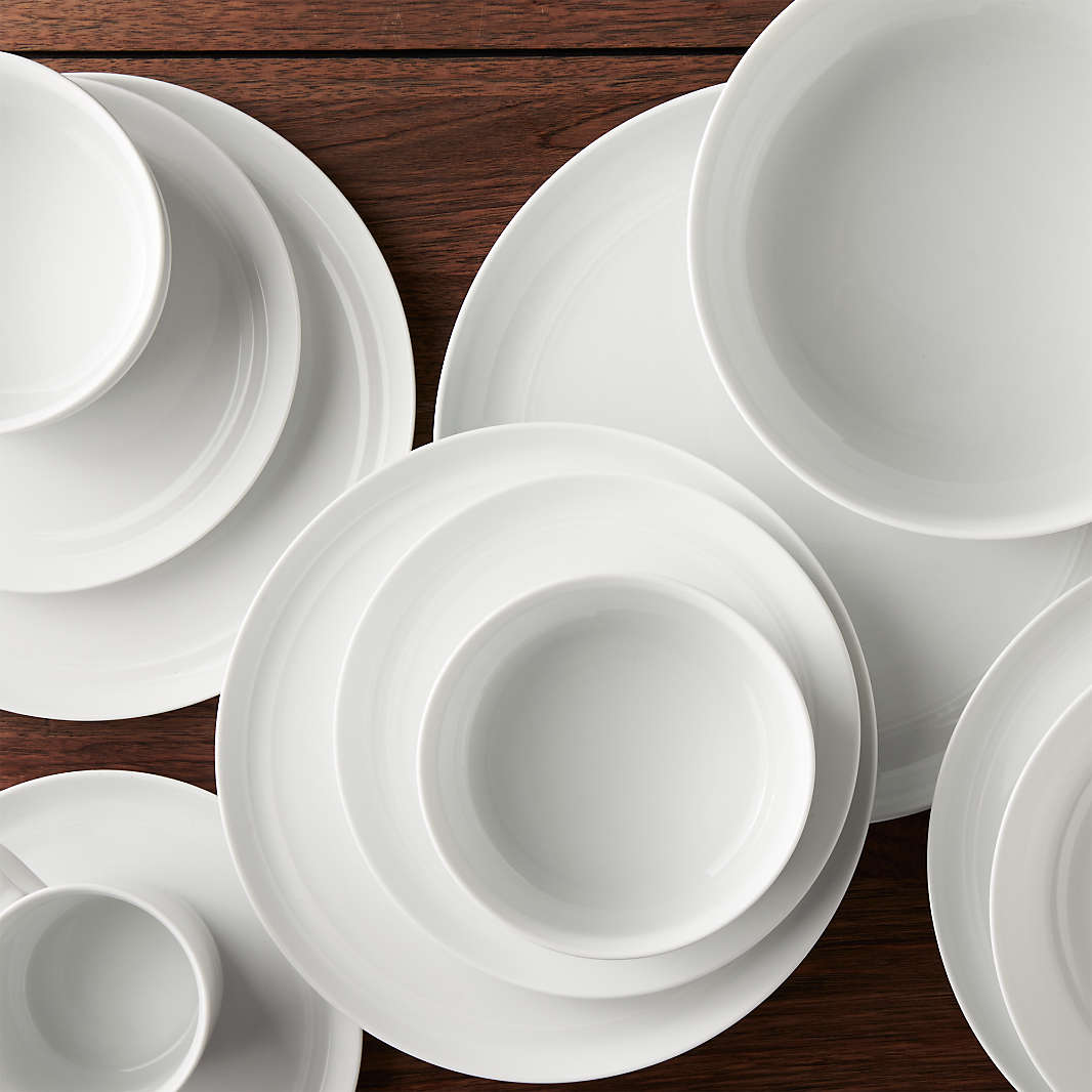 White Porcelain Dinnerware | Crate & Barrel Canada
