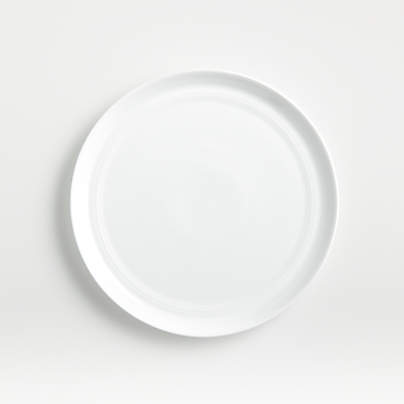 Hue White Dinner Plate + Reviews | Crate & Barrel