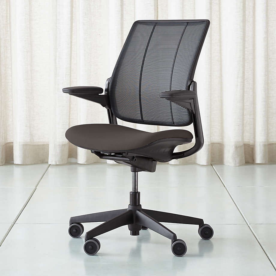 Humanscale Graphite Smart Ocean Task Chair + Reviews | Crate & Barrel