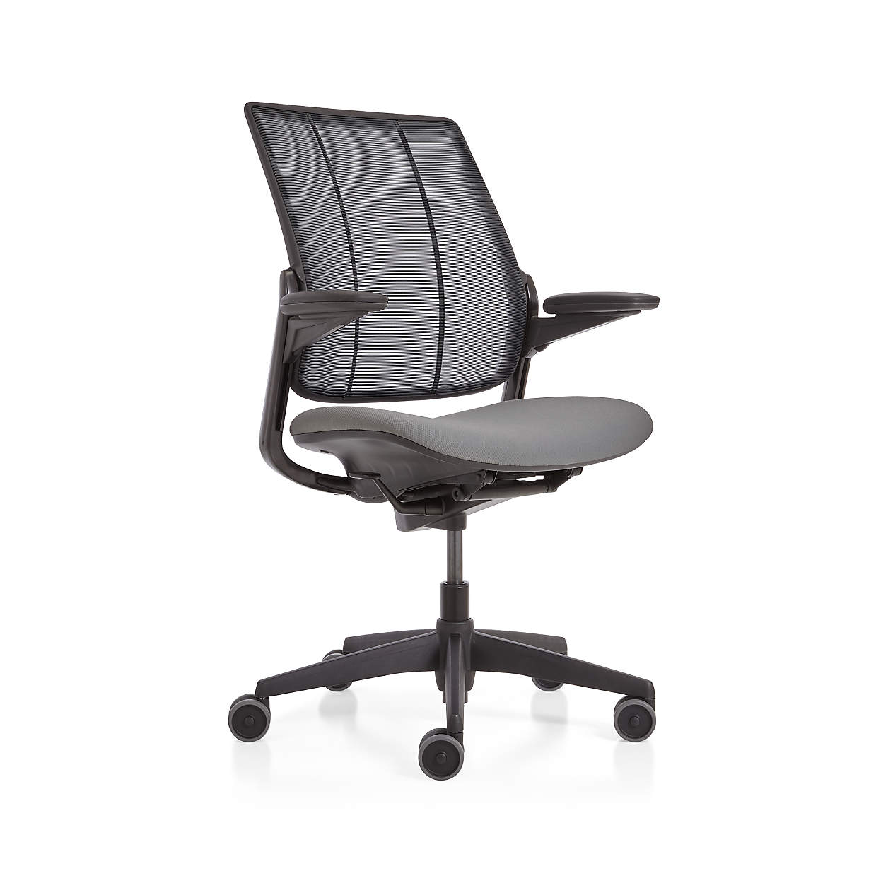 Humanscale Medium Grey Smart Ocean Task Chair + Reviews | Crate & Barrel
