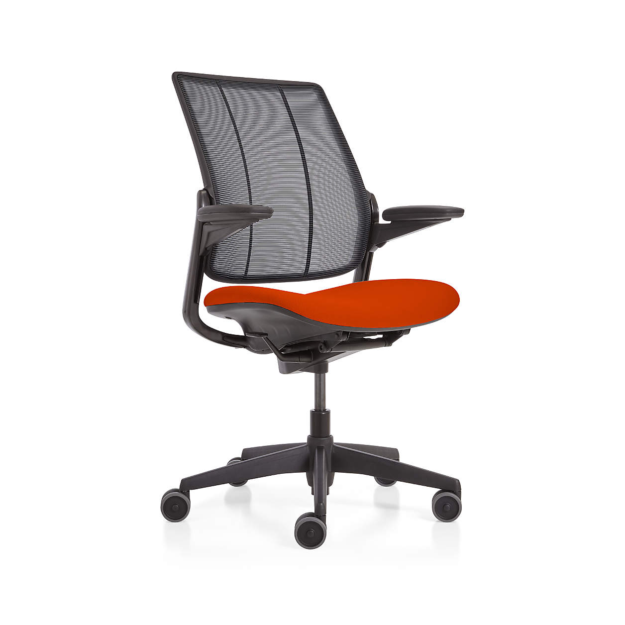 Humanscale Pumpkin Smart Ocean Task Chair | Crate & Barrel