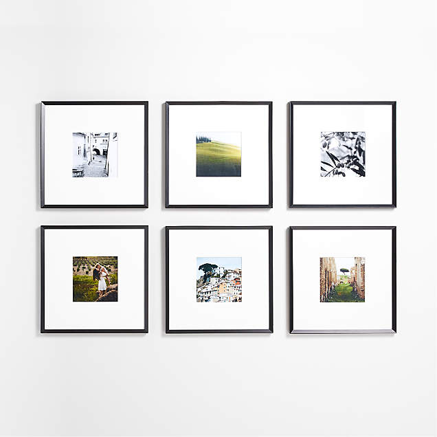 Icon Black Wall Frames | Crate & Barrel