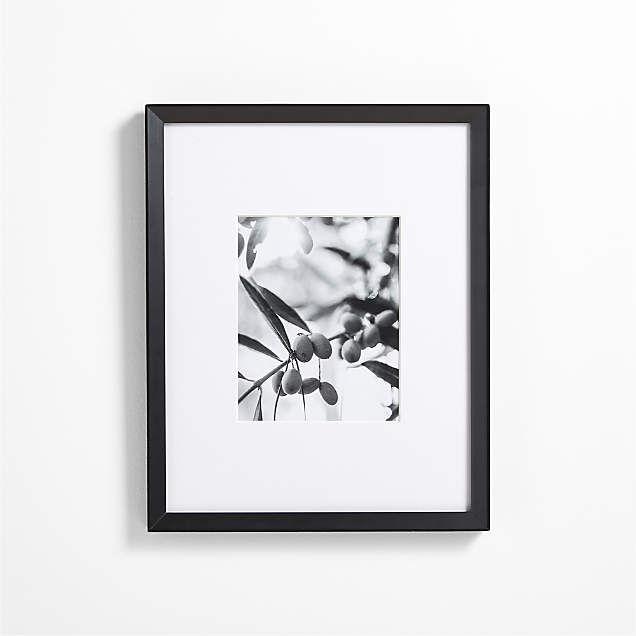 Brushed Black 11" Square Wall Photo Picture Frame + Reviews | Crate ...