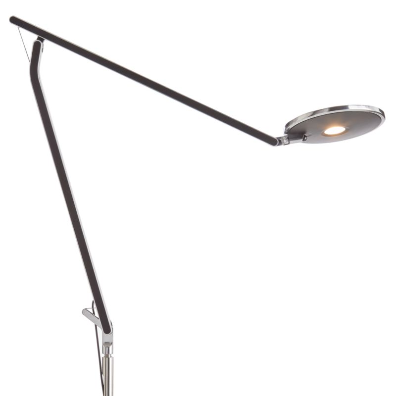 Humanscale Infinity Ash Black Floor Lamp | Crate & Barrel