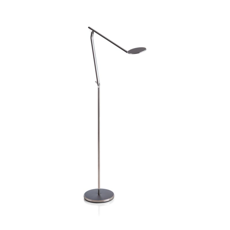 Humanscale Infinity Ash Black Floor Lamp | Crate & Barrel