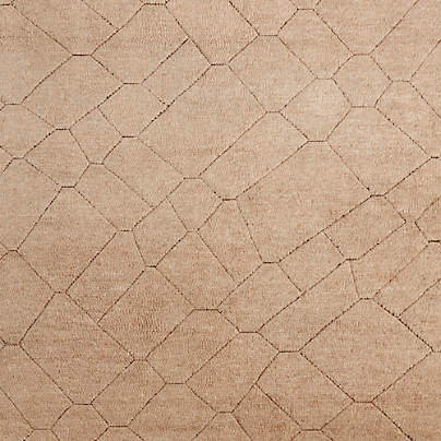 Zermatt Wool Handwoven Brown Area Rug 6'x9' + Reviews | Crate & Barrel ...