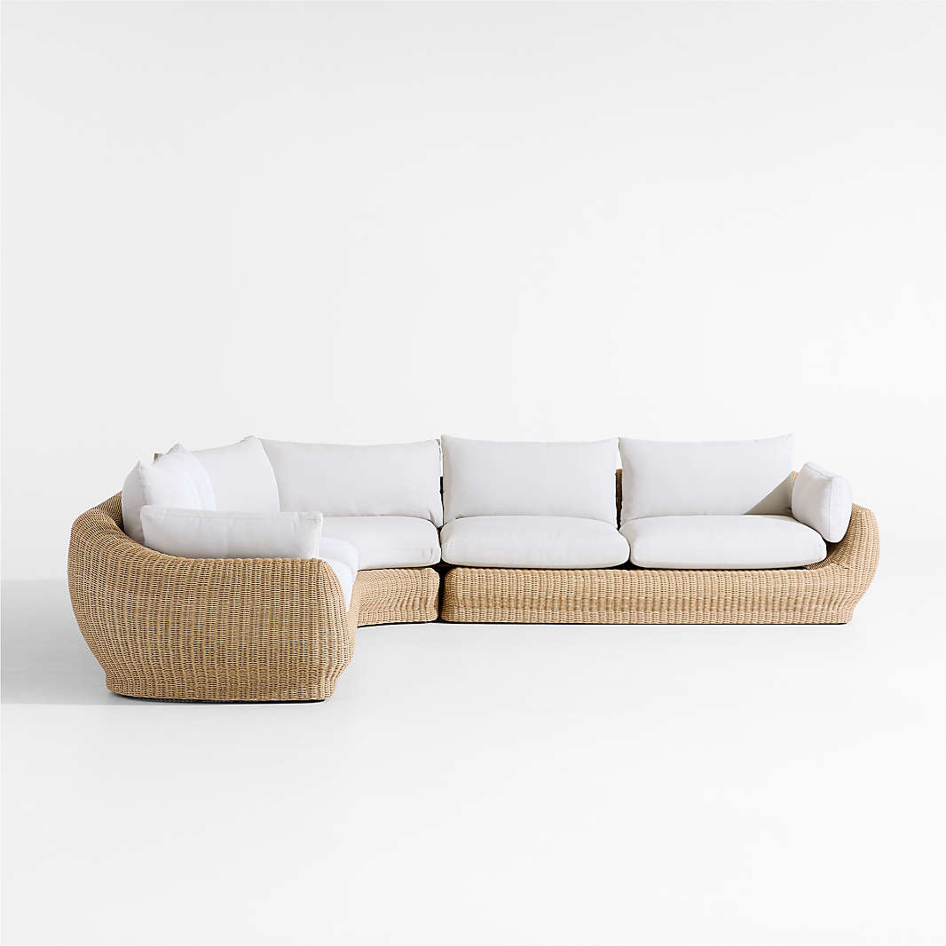 Outdoor Sectionals & L-Shaped Patio Sectional Sofas | Crate & Barrel