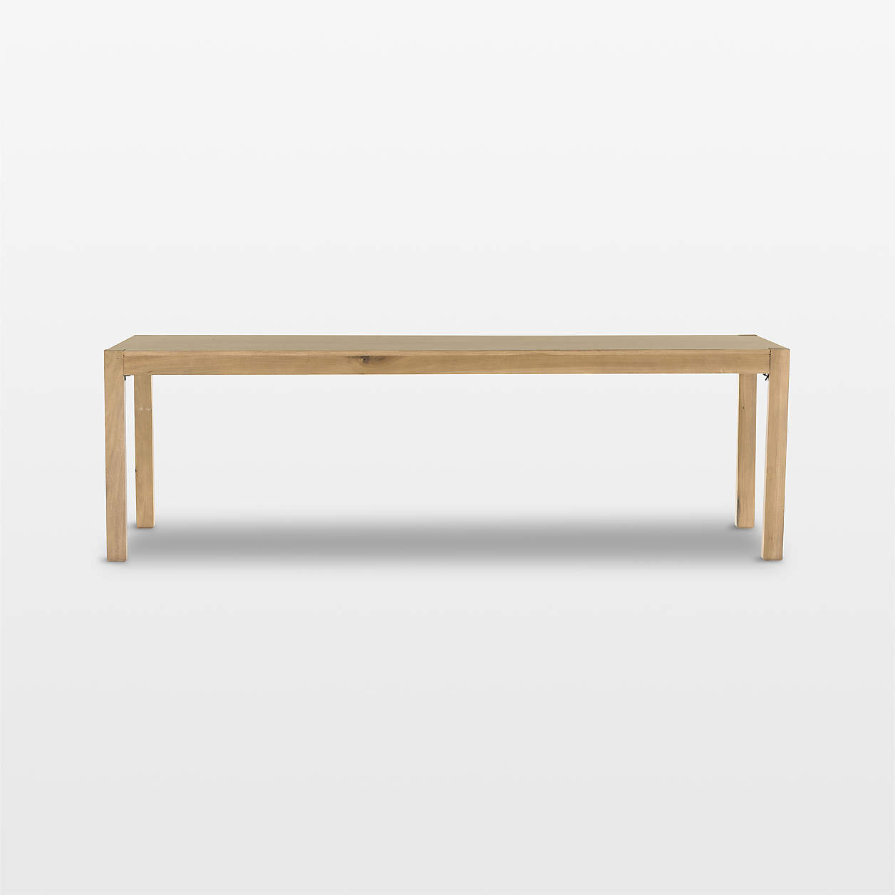 Isador 96" Natural Wood Dining Table | Crate & Barrel Canada