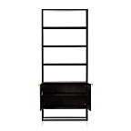 Ivan Dark Brown Wood Storage Bookcase + Reviews | Crate & Barrel