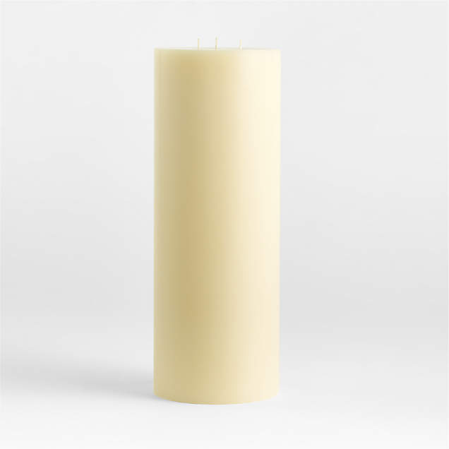 Ivory Pillar Candles | Crate & Barrel